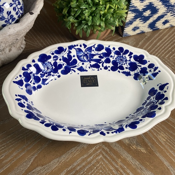 Nova Deruta | Dining | New Floral Song Bird Italian Pottery Nova Deruta ...
